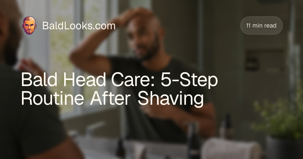 Bald head care routine after shaving | BaldLooks